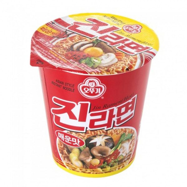 OTTOGI Jin Ramen Cup - Spicy (6/2.3OZ) - JDJ Trading