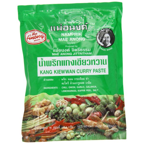 MAE ANONG Green Curry Paste (20 X 16 OZ) - JDJ Trading